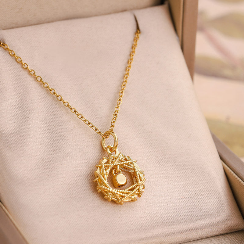 Dreamcatcher Circular Mobius Ring Cube Pendant Necklace – Handgiftsmart