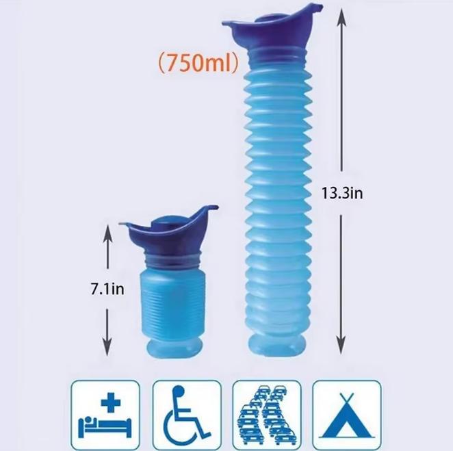 Adustable Portable Urinal - Outdoor Standing Urine Emergency Travel ...